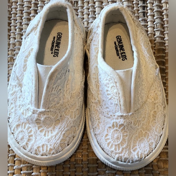 OshKosh B'gosh | Shoes | Nwot Osh Kosh S4 Baby White Lace Slip On ...